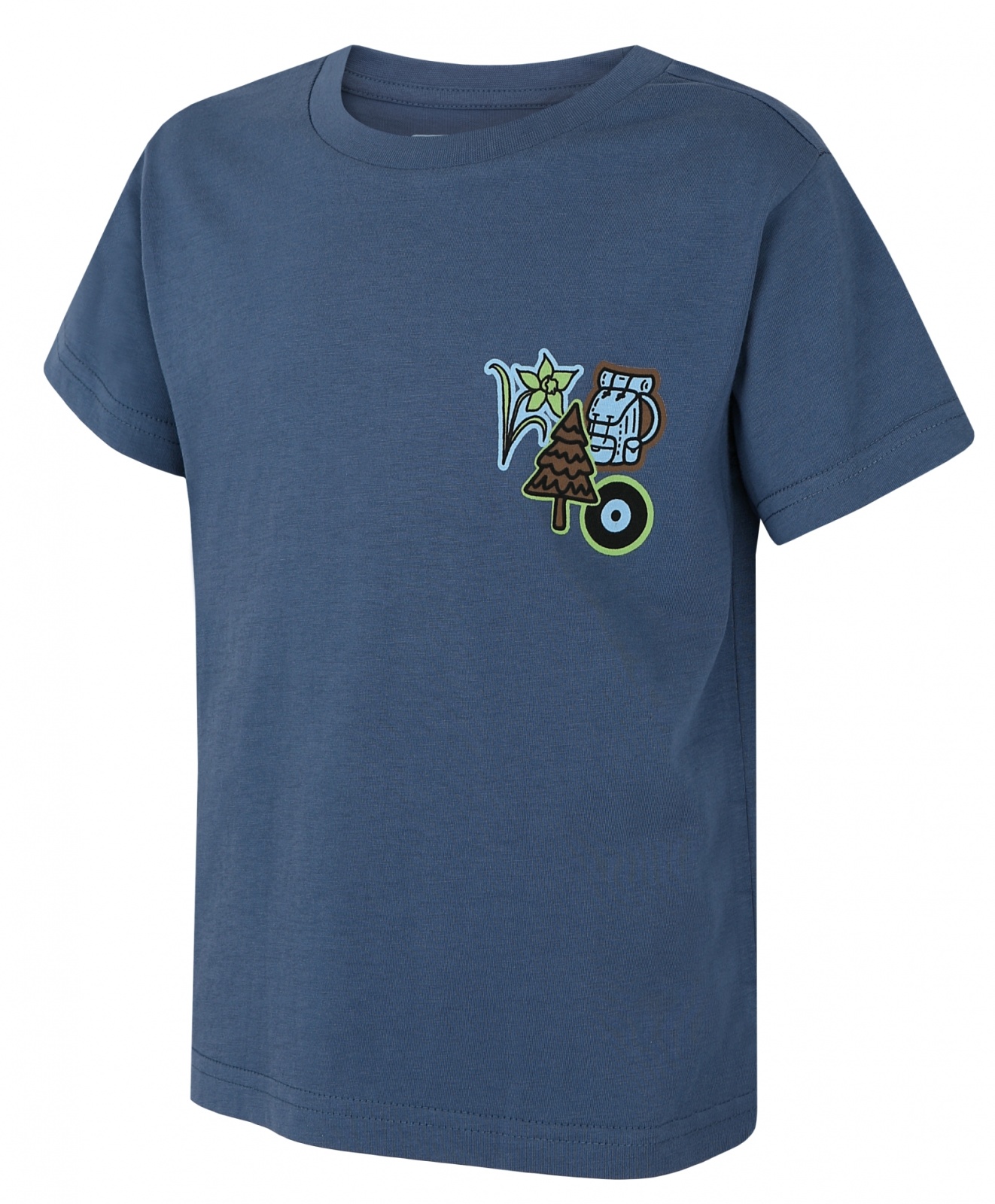 Husky Tee Walker M S, dark blue Pánské bavlněné triko cena, slevy ...